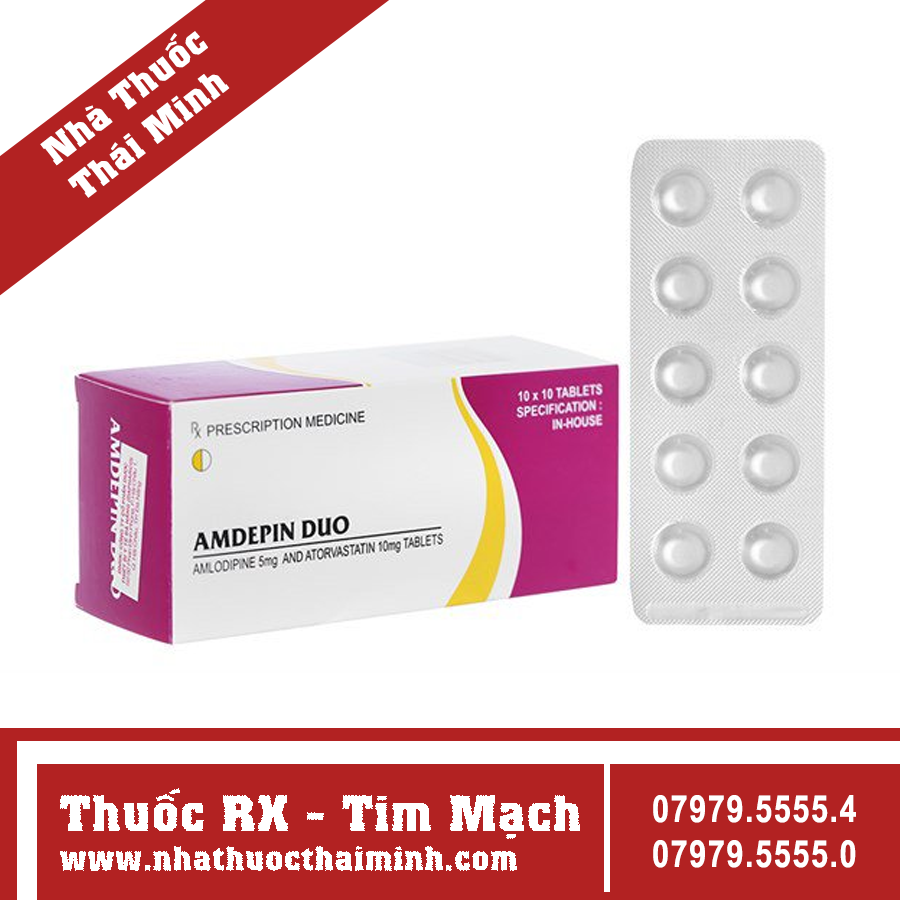 Thuốc Amdepin Duo - điều trị huyết áp (10 vỉ x 10 viên) – Nhà thuốc ...