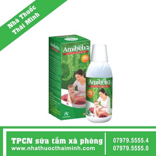 [250ml] Nước Tắm Trẻ Em Amibebe Herbe - Ngừa Rôm Sẩy, Kháng Khuẩn – Nhà ...