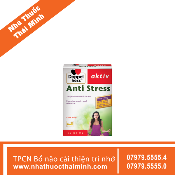 Viên Uống Doppelherz Aktiv Anti Stress – Giúp Bổ Não & Giảm Căng Thẳng ...
