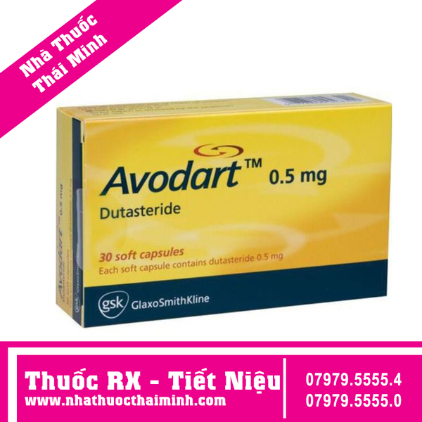 Thuốc Avodart 0.5mg trị phì đại tuyến tiền liệt (3 vỉ x 10 viên) – Nhà ...
