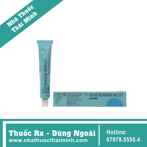 Thông tin, hướng dẫn cách dùng SILVIRIN CREAM - Nhà thuốc Thái Minh