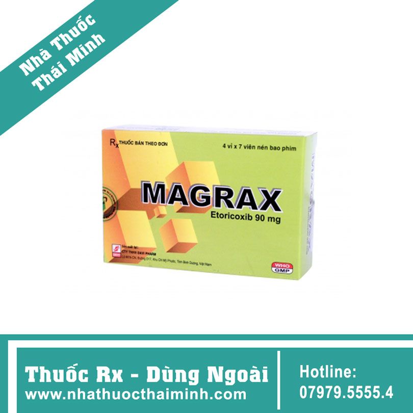 Thông tin, hướng dẫn cách dùng MAGRAX 90 - Nhà thuốc Thái Minh