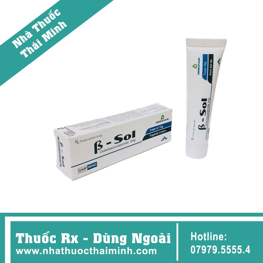 B-Sol Agimex 10G (Tuýp) - Agimex - Nhà thuốc Thái Minh
