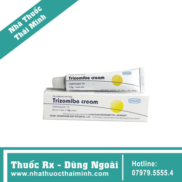 Thông tin, hướng dẫn cách dùng TRIZOMIBE CREAM - Nhà thuốc Thái Minh
