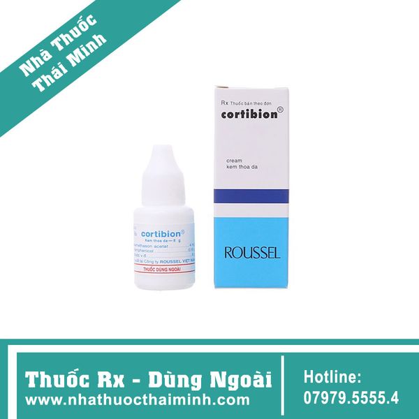 Thông tin, hướng dẫn cách dùng thuốc Kem bôi trị viêm da Cortibion ...