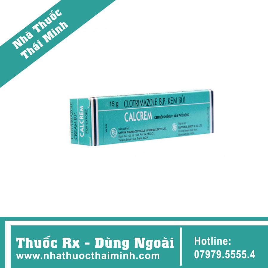 : Thông tin, hướng dẫn cách dùng thuốc Kem bôi trị nấm da Calcrem 1% ...