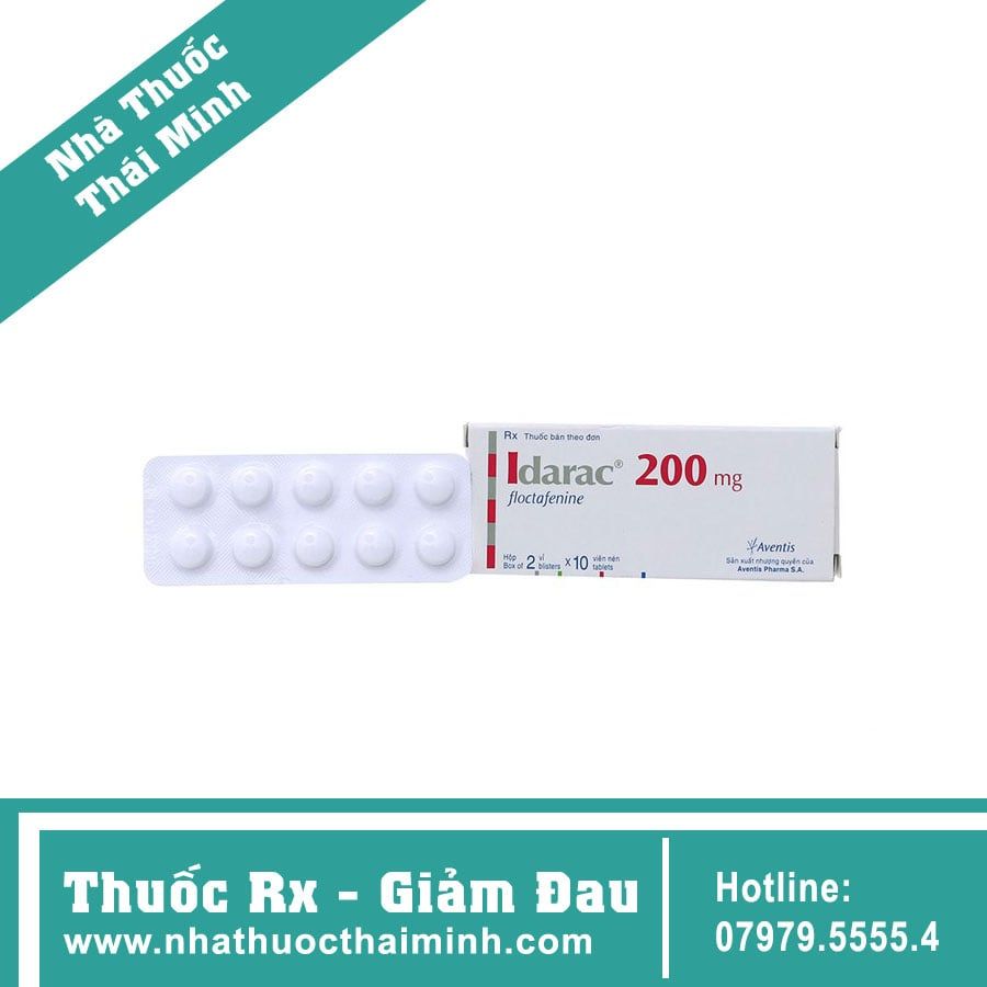 Thông tin, hướng dẫn cách dùng Thuốc Idarac 200mg hộp 20 viên Aventis ...