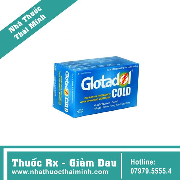 Thông tin, hướng dẫn cách dùng GLOTADOL COLD - Nhà thuốc Thái Minh