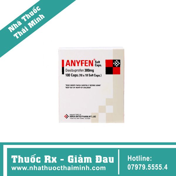 Thông tin, hướng dẫn cách dùng ANYFEN - Nhà thuốc Thái Minh