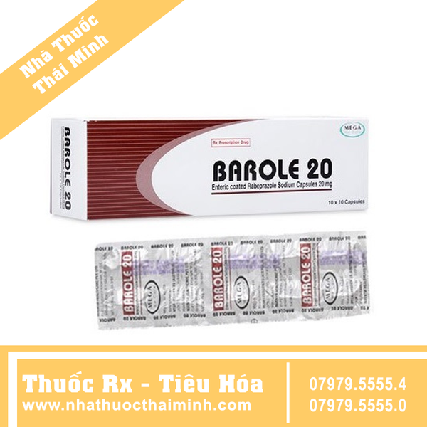 Thuốc Barole 20 - trị viêm loét do trào ngược dạ dày, thực quản – Nhà ...
