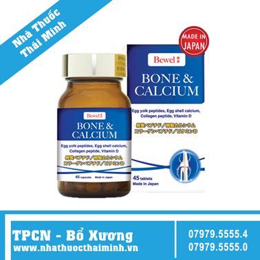 Bewel Bone & Calcium sản phẩm giá tốt tại Thái Minh – Nhà thuốc Thái Minh
