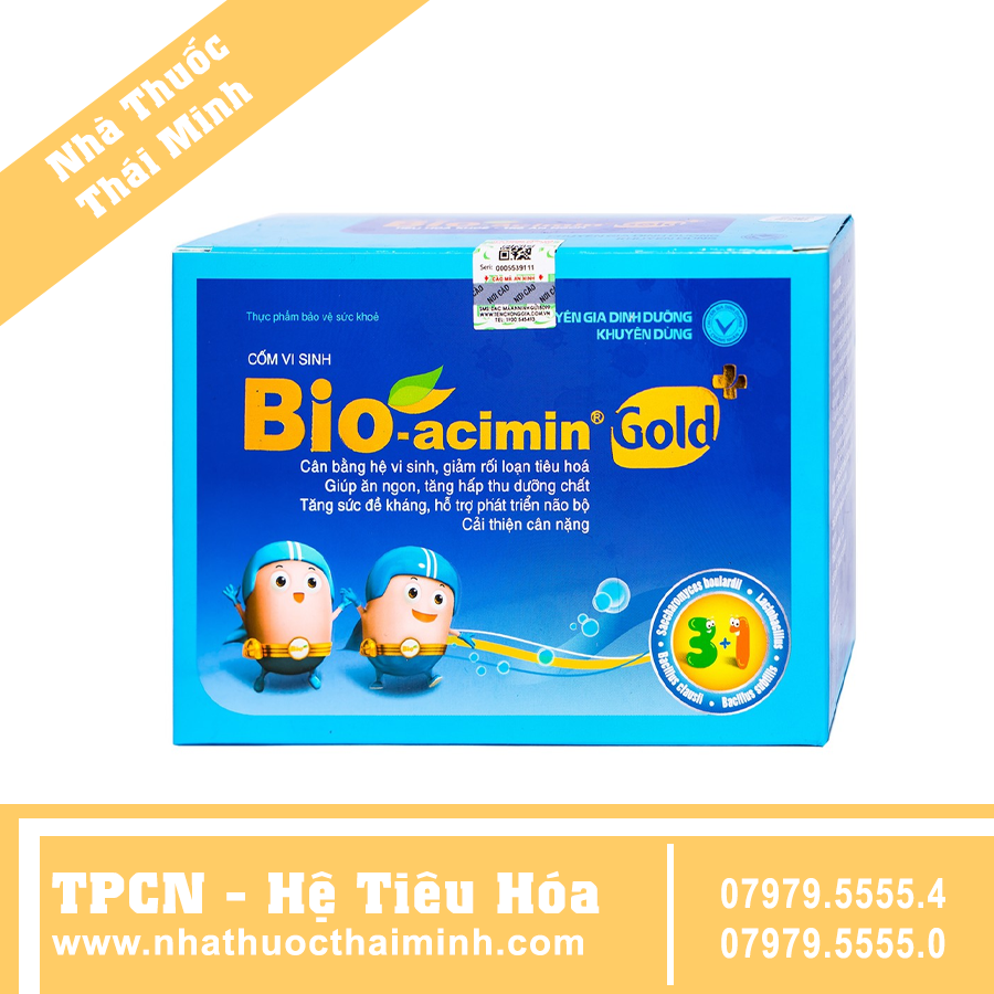 Cốm vi sinh Bioacimin Gold - Bổ sung lợi khuẩn, cân bằng hệ vi sinh ...