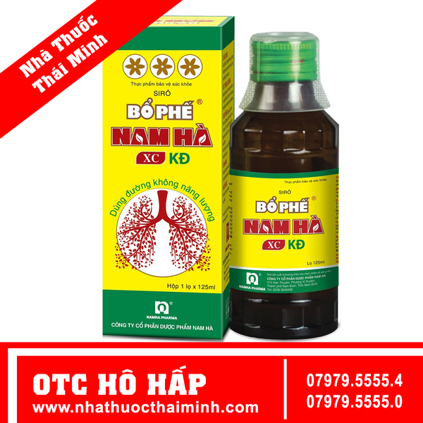 Siro Bổ Phế Nam Hà Dùng Đường Không Năng Lượng Giúp Giảm Ho (125 Ml ...