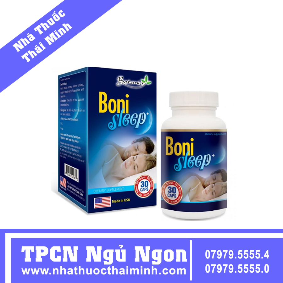 Viên Uống Bonisleep Botania - Hỗ Trợ Ngủ Ngon – Nhà thuốc Thái Minh