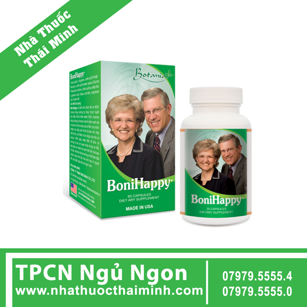 Viên Uống Bonihappy Botania - Hỗ Trợ Điều Trị Mất Ngủ – Nhà thuốc Thái Minh