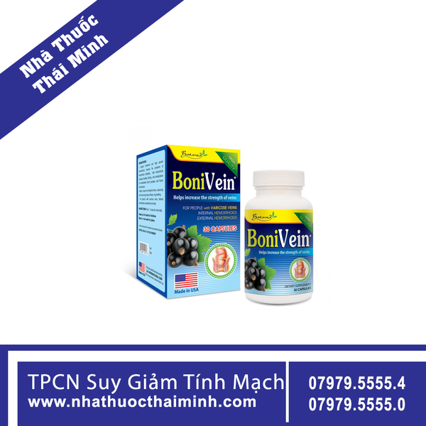 [ 30 Viên ] Viên Uống Bonivein Mỹ – Hỗ Trợ Suy Giãn Tĩnh Mạch – Nhà ...