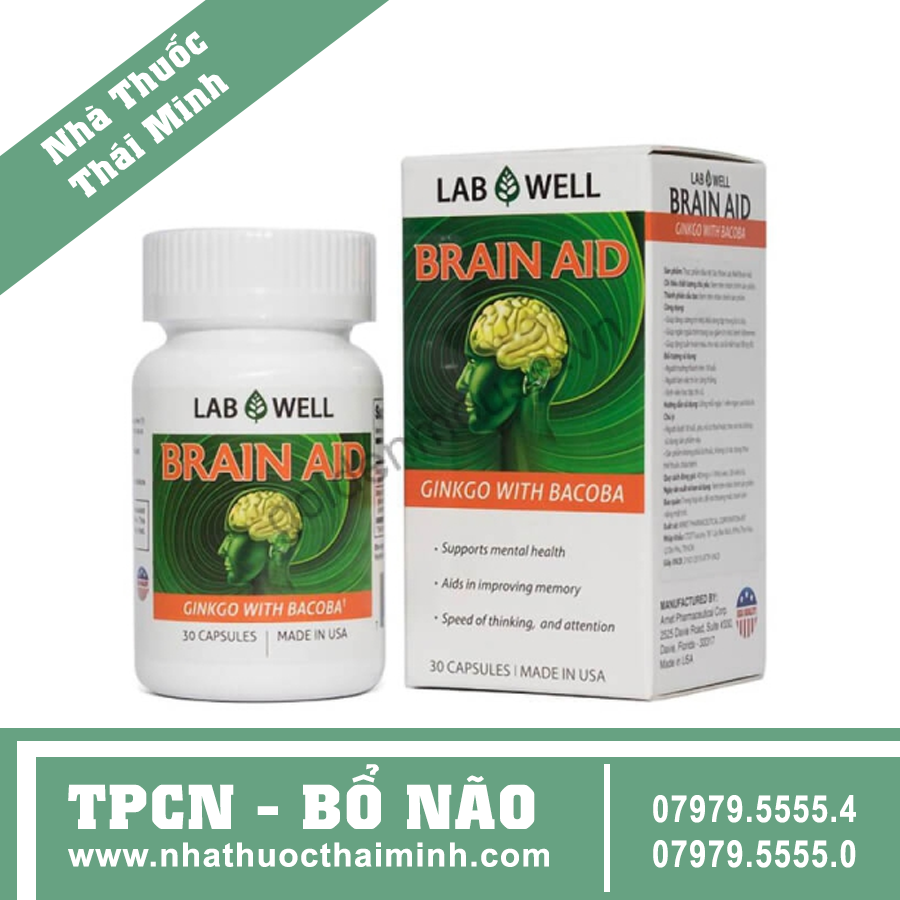 [30 Viên ] Viên Uống Brain Aid Lab Well - Giúp Tăng Cường Trí Nhớ – Nhà ...