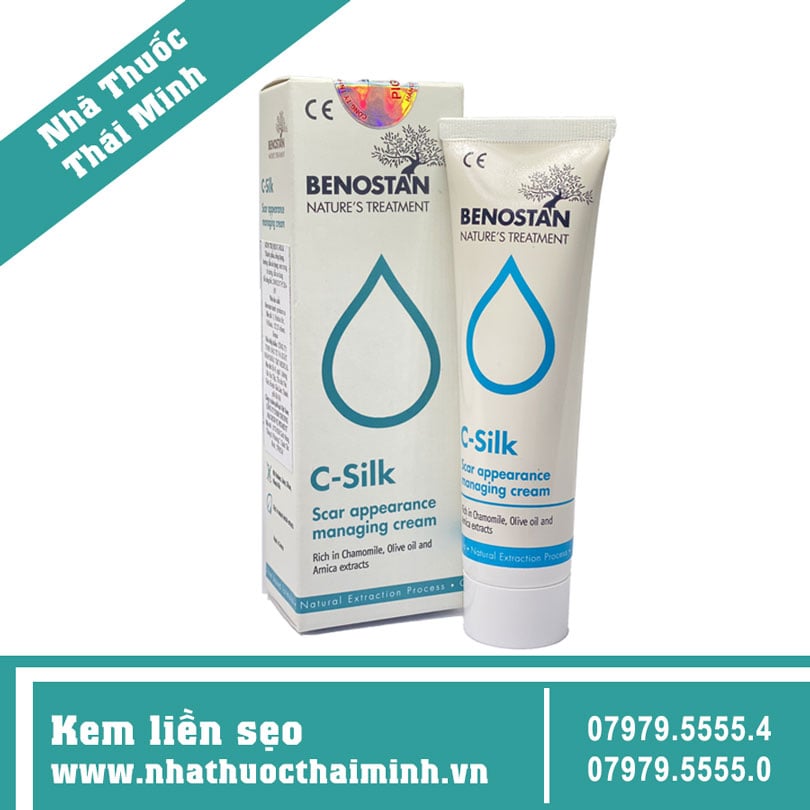 Kem C-Silk 30ml là kem hỗ trợ trị sẹo giá tốt tại nhà thuốc Thái Minh ...
