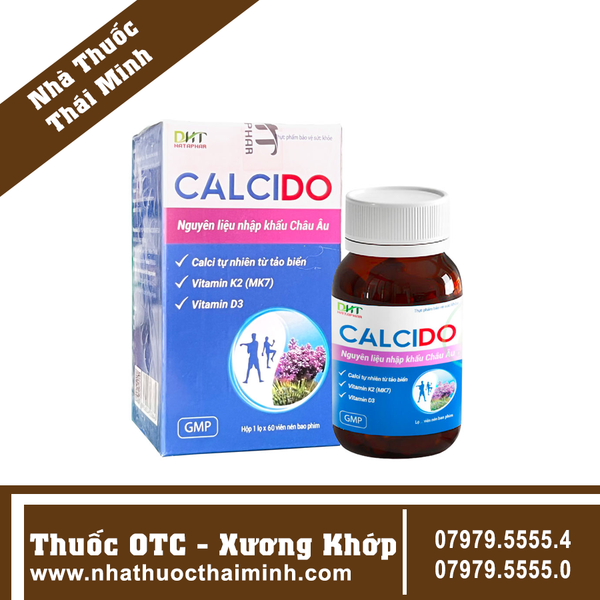 Thuốc Calcido Hataphar (10 vỉ x 10 viên) – Nhà thuốc Thái Minh