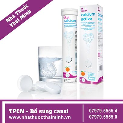 Calcium Active Denk giúp phát triển và duy trì xương-răng chắc khỏe, h ...