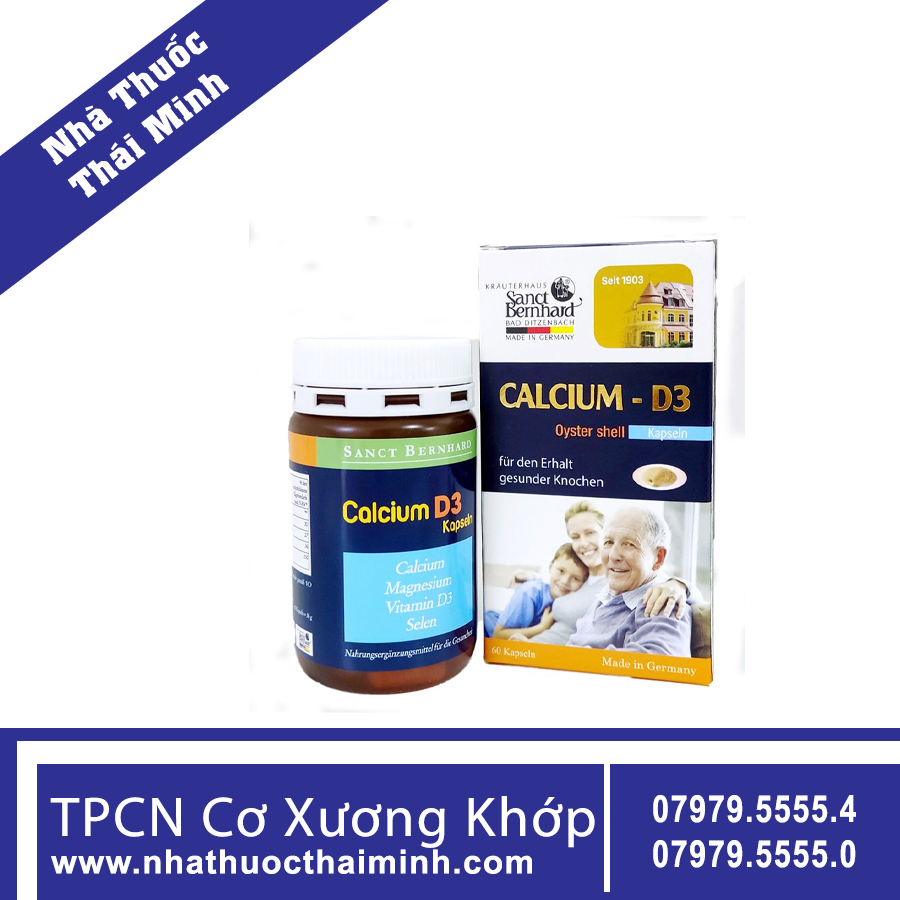 Viên Uống Bổ Sung CALCIUM D3 - Duy Trì Và Hỗ Trợ Phát Triển Xương Răng ...
