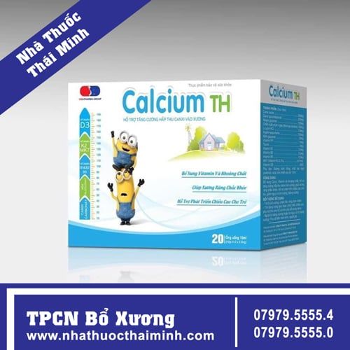 Bổ xương Calcium TH sản phẩm giá tốt tại Thái Minh – Nhà thuốc Thái Minh