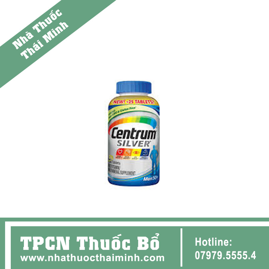 CENTRUM SILVER ADULTS cho người trên 50 tuổi | Nhà thuốc Thái Minh
