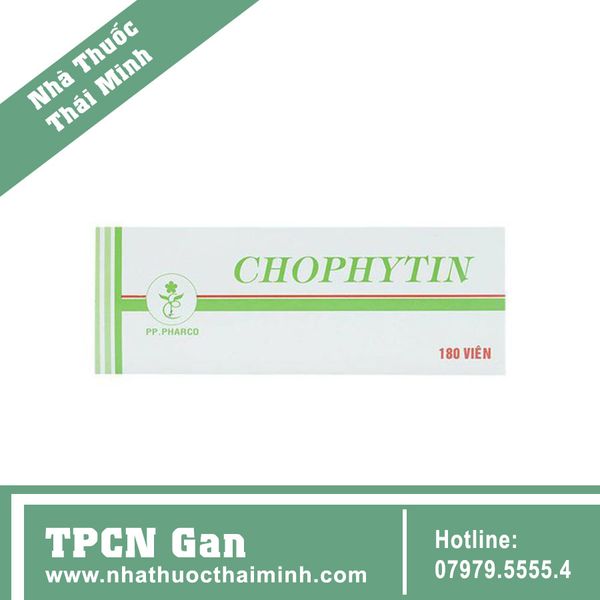 Viên uống bổ gan, giải độc Chophytin - Nhà thuốc Thái Minh