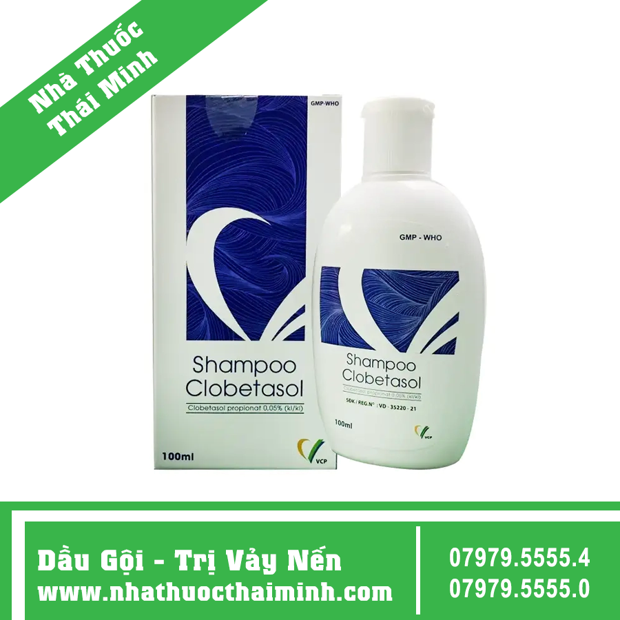 Shampoo Clobetasol – Dầu gội điều trị vảy nến. – Nhà thuốc Thái Minh