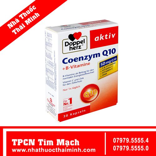 COENZYM Q10 - HỖ TRỢ ĐIỀU TRỊ SUY TIM VÀ CÁC BỆNH TIM MẠCH – Nhà thuốc Thái Minh