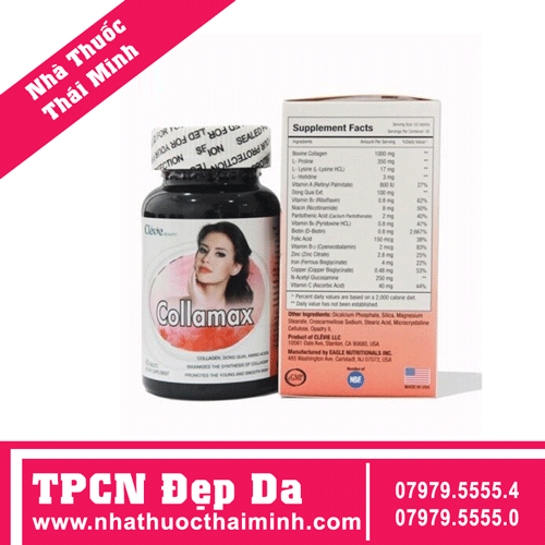 Viên Uống Đẹp Da, Ngăn Ngừa Lão Hoá Collamax – Nhà thuốc Thái Minh