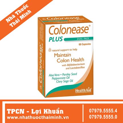 HealthAid Colonease Plus giúp giảm bớt các tình trạng đau bụng, đầy hơ ...