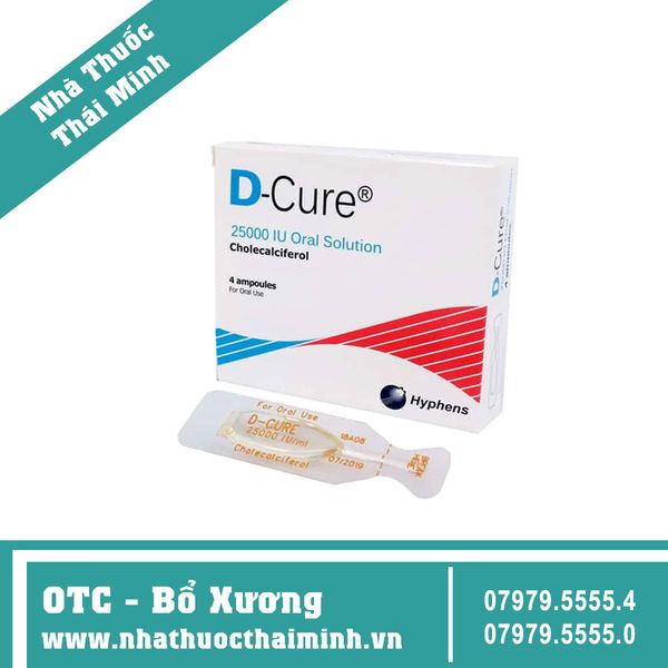 Dung dịch D-Cure 25000IU phòng và điều trị thiếu vitamin D – Nhà thuốc ...