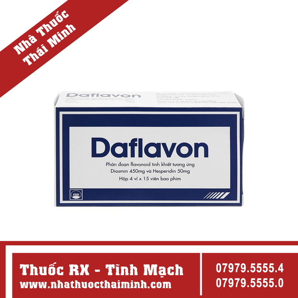 Thuốc Daflavon - Điều trị triệu chứng suy tuần hoàn mạch bạch huyết ...