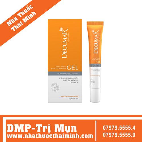 Gel Nghệ Decumar Advanced Sạch Mụn, Kháng Khuẩn, Mờ Thâm, Ngừa Sẹo, Tá ...