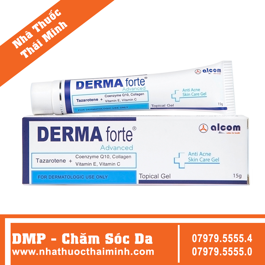 Gel Derma Forte Gamma hỗ trợ điều trị các loại mụn, ngừa thâm, mờ sẹo, – Nhà thuốc Thái Minh