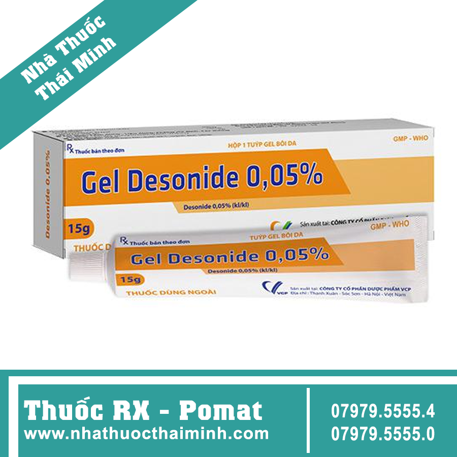 Thuốc bôi Gel Desonide 0,05% điều trị viêm da cơ địa, chàm da – Nhà ...