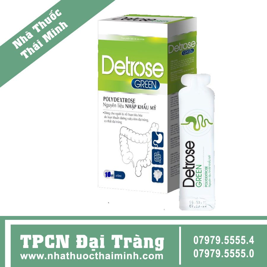 Detrose Green - Hỗ Trợ Bổ Sung Chất Xơ Tự Nhiên Cho Người Táo Bón – Nhà ...