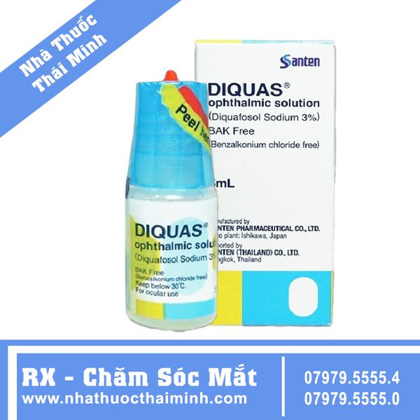 Dung dịch nhỏ mắt Diquas Santen điều trị viêm, đau mắt (5ml) – Nhà ...