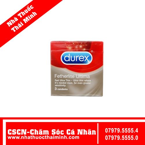 Bao Cao Su Durex Fetherlite Ultima Siêu Mỏng [ 3 Cái ] – Nhà thuốc Thái ...