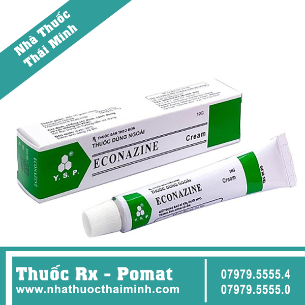 Econazine Cream Y.S.P 10g – Kem bôi trị nấm da – Nhà thuốc Thái Minh
