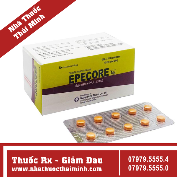 Thuốc Epecore Tab 50mg (10 vỉ x 10 viên) – Nhà thuốc Thái Minh