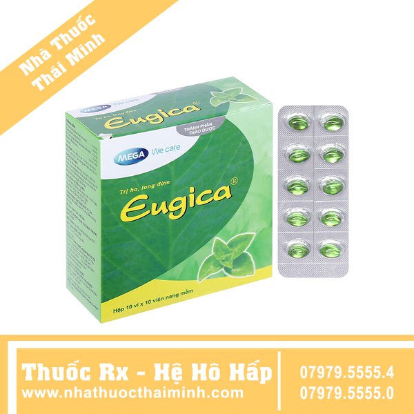 Thuốc Eugica - Trị ho, đau họng, sổ mũi, cảm cúm, long đàm (100 viên ...