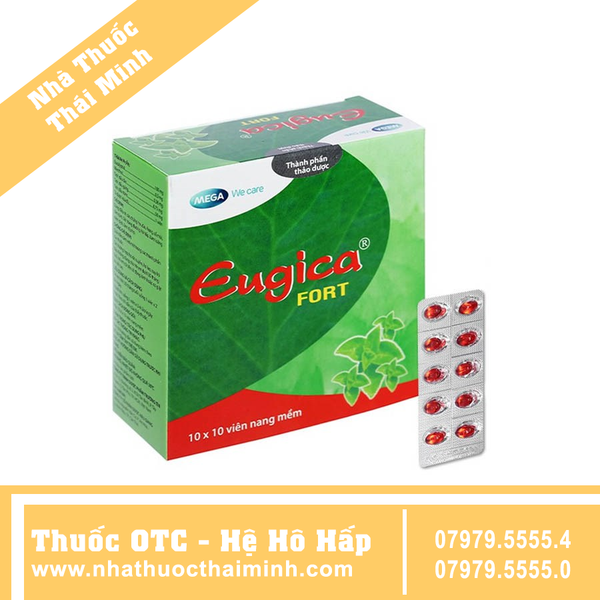 Thuốc Eugica Fort - Trị ho, đau họng (10 vỉ x 10 viên) – Nhà thuốc Thái ...