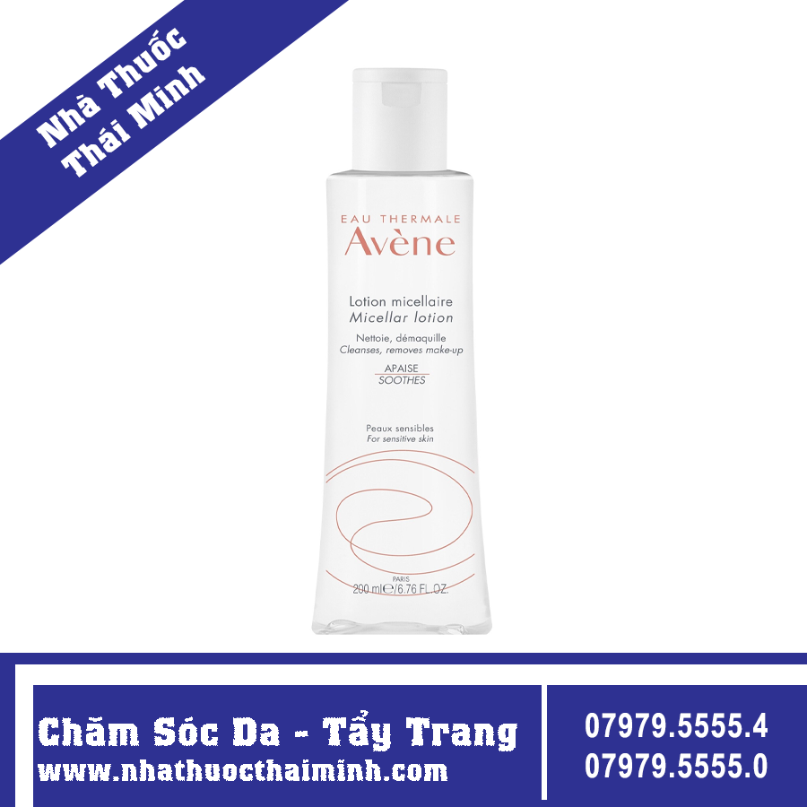 Nước tẩy trang Avène Micellar Lotion Face And Eyes 200ml - Da Nhạy Cảm – Nhà thuốc Thái Minh
