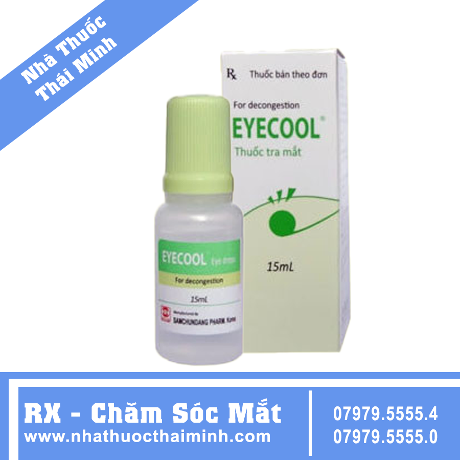 Thuốc nhỏ mắt Eyecool Samchundang Pharm hỗ trợ điều trị các bệnh về mắ ...