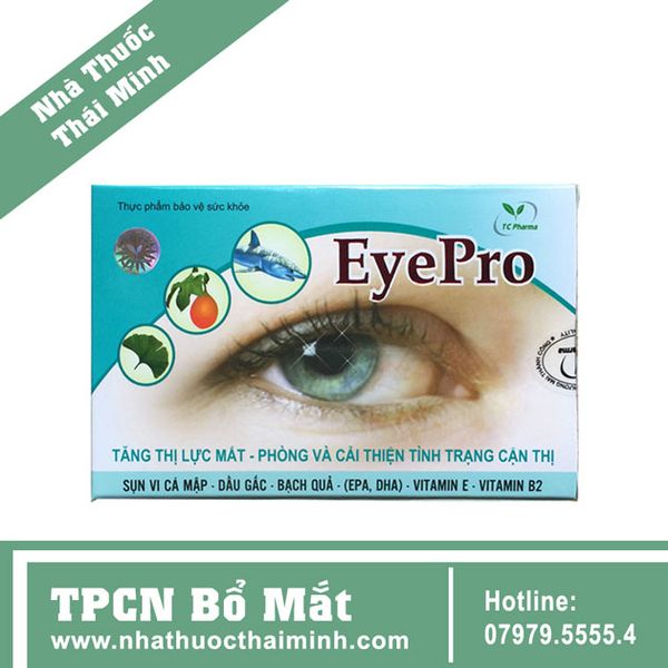 EyePro TC Pharma - Viên uống tăng cường thị lực - NT Thái Minh – Nhà ...