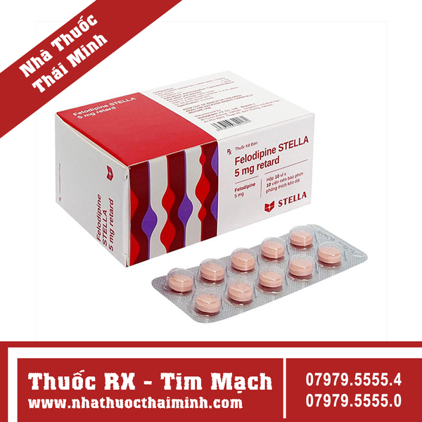 Thuốc Felodipine 5mg - điều trị tăng huyết áp (10 vỉ x 10 viên) – Nhà ...