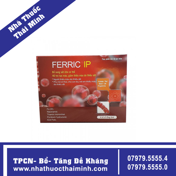 Thực Phẩm Ferric Ip - Bổ Sung Sắt, Bổ Máu – Nhà thuốc Thái Minh