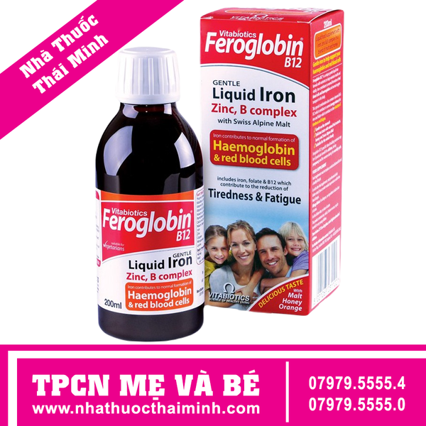 Siro Bổ Sung Sắt Feroglobin B12 Của Anh – Nhà thuốc Thái Minh